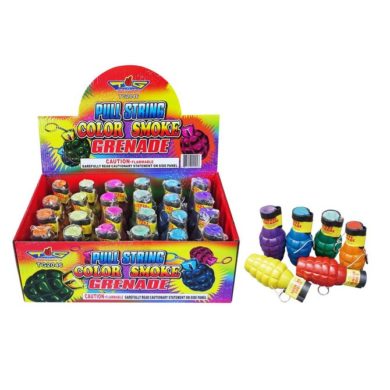 Pull String Color Smoke Grenade – Springfield Fireworks